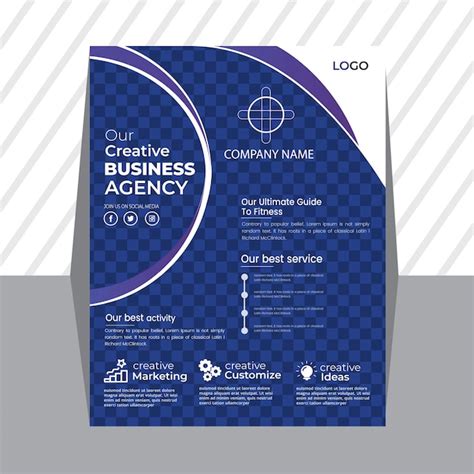 Premium Vector Free Vector Brochure Business Flyers Template
