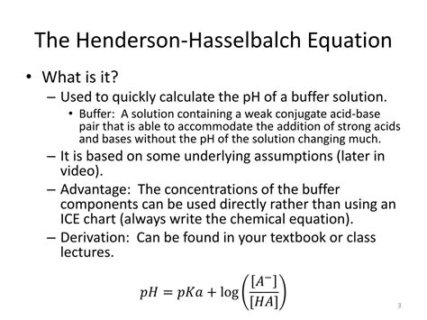 Ppt Henderson Hasselbalch Equation Powerpoint Presentation Free