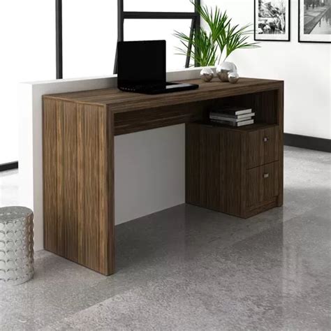 Mesa Para Escritório 2 Gavetas Me4130 Tecno Mobili Parcelamento sem juros