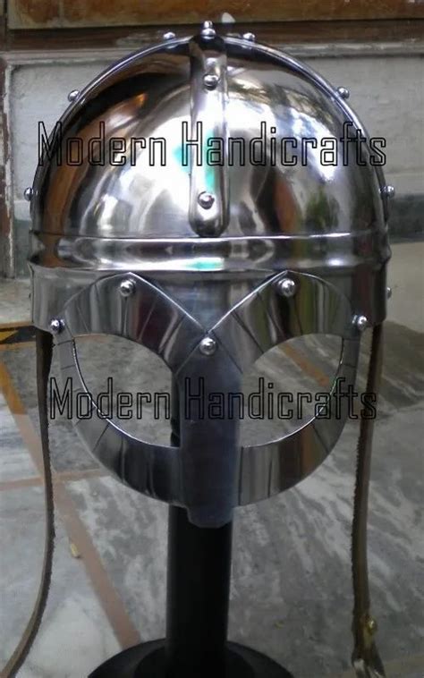 Silver Iron Gjermundbu Helmet For Reenactment Size Large At Rs 2500