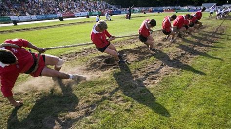 Contr Le Positif Pour Un Champion De Tir La Corde