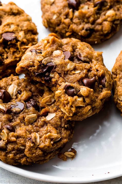 Pumpkin Oatmeal Chocolate Chip Cookies Sally S Baking Addiction Artofit