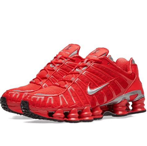 T Nis Masculino Nike Shox Molas Tl Vermelho Original Promo O