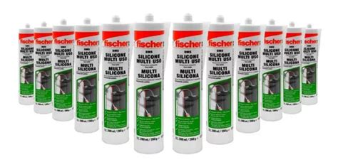 Sellador Silicona Fischer Multiuso Transparente Ml X