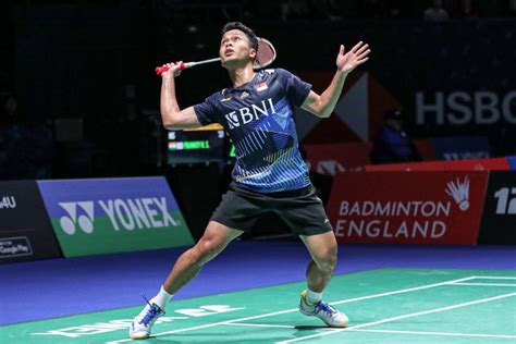 Hasil Badminton Asia Championships Ginting Genggam Tiket Perempat