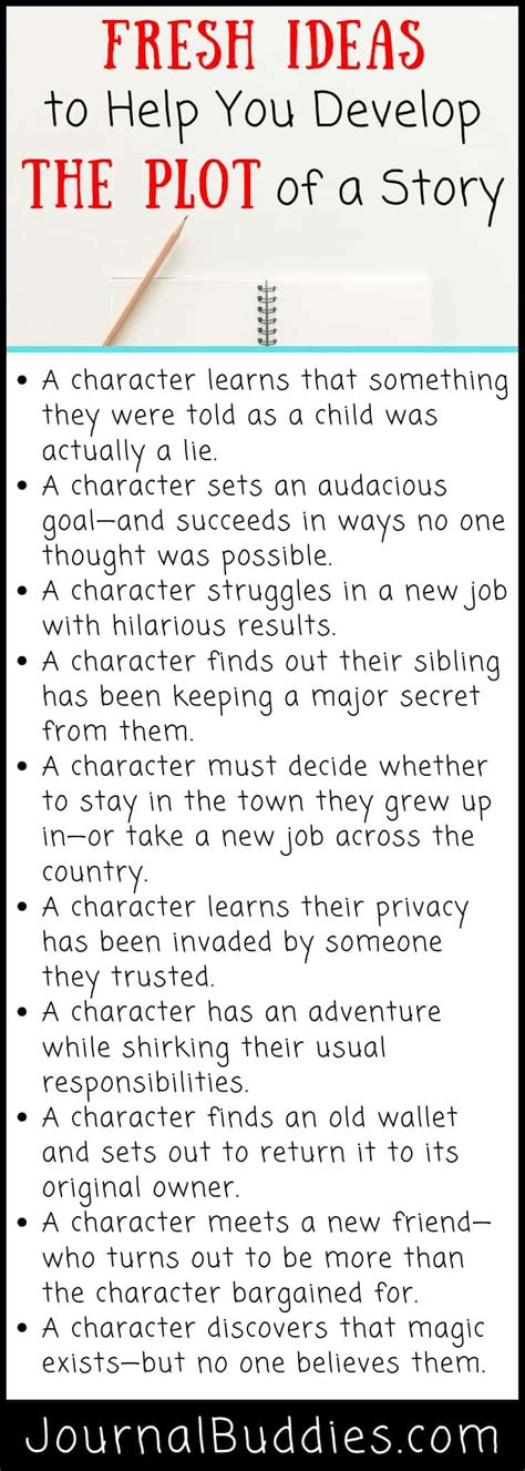 Writing Ideas To Develop Story Plot