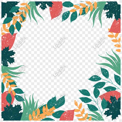 Borde Decorativo Con Hojas PNG Imágenes Gratis Lovepik