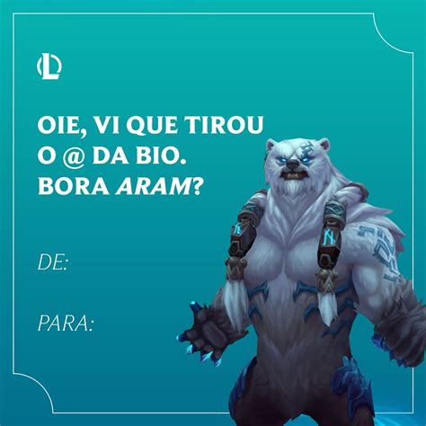 League of Legends Brasil on Twitter Quem diria que esse aqui é o que