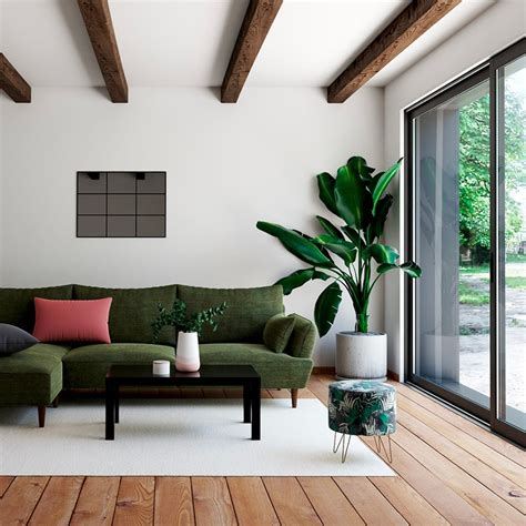 Salon avec baie vitrée 15 idées et inspirations pour l aménager
