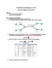 Lab Configure A Larger Network Pdf Ift Network Administration