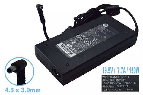 CARGADOR HP 19 5V 7 7A 150W 4 5X3 0MM PLUG AZUL ORIGINAL