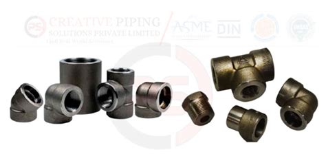 Carbon Steel ASTM A105 Forged Fittings Manufacturer ASTM A105 Threaded