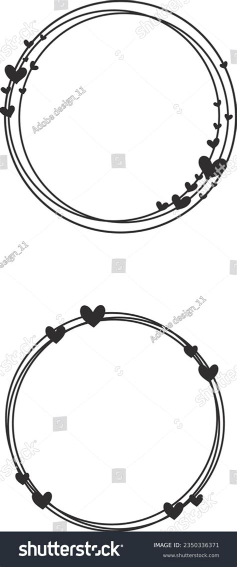 Wedding Frame Svg Circle Frames SVG Royalty Free Stock Vector