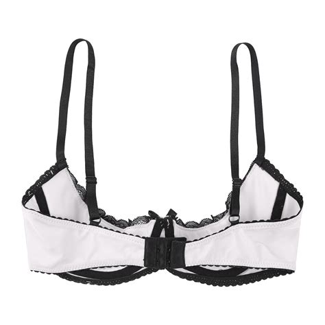 Damen Hebe BH Balconette Bustier Bra mit Bügel Büstenhalter Unterwäsche