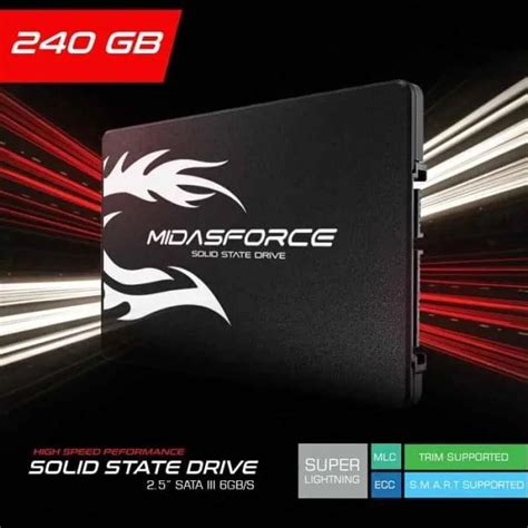 Jual SSD MIDAS FORCE 240GB SATA III SUPER LIGHTNING Shopee Indonesia