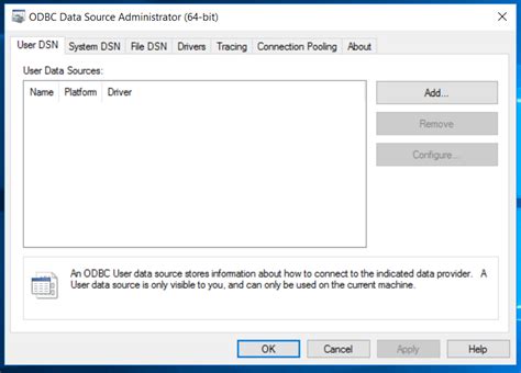 Setting Up An ODBC Connection With MS SQL Server On Windows