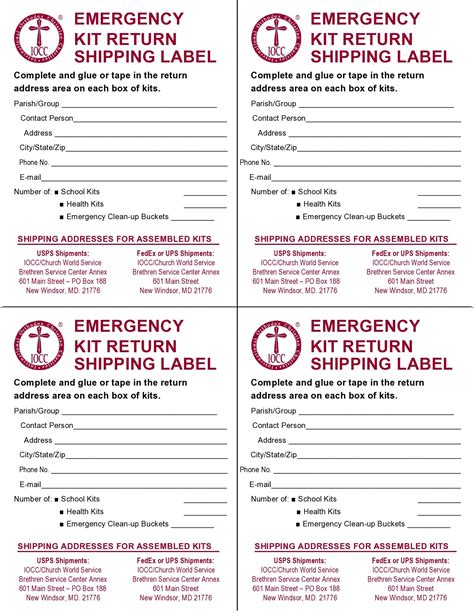 30 Printable Shipping Label Templates Free PrintableTemplates