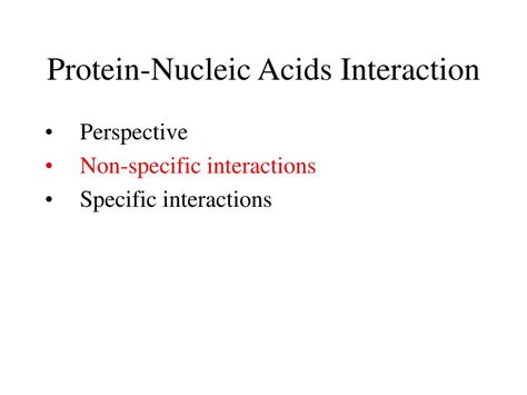 PPT Protein Nucleic Acids Interaction PowerPoint Presentation Free