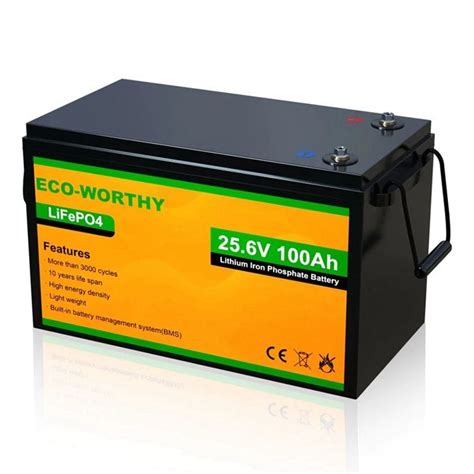 Eco Worthy Rack Mounting V Ah Lifepo Lithium Ion Battery For