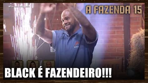 CEZAR BLACK É O NOVO FAZENDEIRO DA SEMANA Olha a reação dele sem