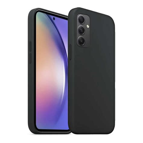 Akashi Coque De Protection En Silicone Noir Samsung Galaxy A Coque