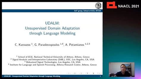underline udalm unsupervised domain adaptation through language modeling