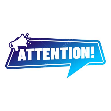 Attention Logo Blue