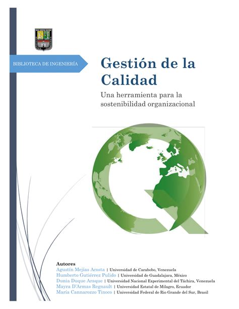 PDF Gestión de la Calidad Una herramienta para la sostenibilidad
