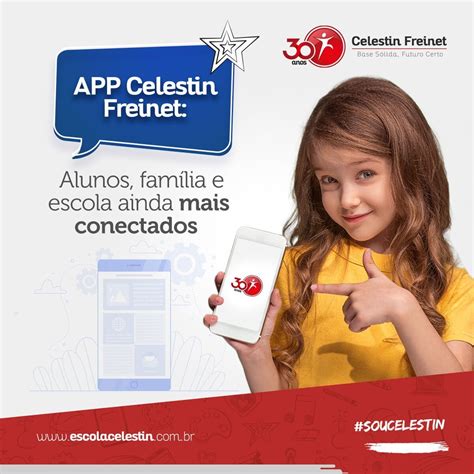 APP Escola Celestin Freinet alunos família e escola ainda mais