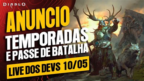 Novidades Sobre A Temporada E Passe De Batalha Do Diablo Youtube