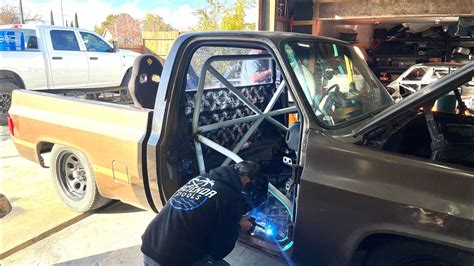 DRIFT C10 Roll Cage Is Finally Installed YouTube