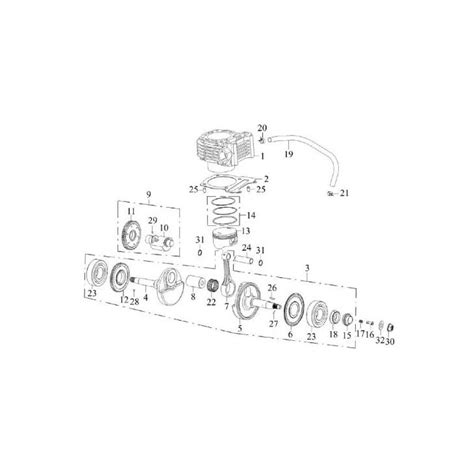 Pi Ces De Vilebrequin Cylindre Piston Pour Smc Barossa Quad Jumbo