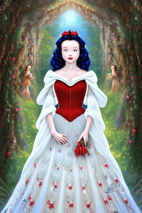 Blancanieves En El Bosque Encantado Creative Fabrica