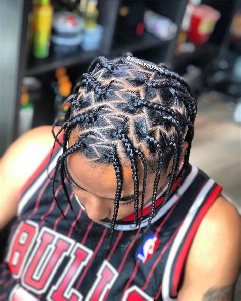 Coolio Braids Zigzag Style Menshair Menshairstyles Braids