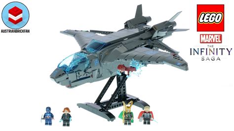 LEGO Marvel 76248 The Avengers Quinjet LEGO Speed Build Review YouTube