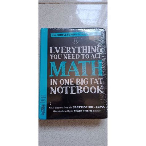 EVERYTHING YOU NEED TO ACE MATH IN ONE BIG FAT NOTEBOOK Lazada PH