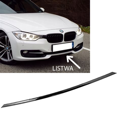 BMW 3 F30 F31 SPORT LINE listwa zderzaka na przód przednia listwa