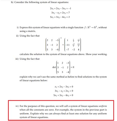 solved linear algebra for computer science please explain