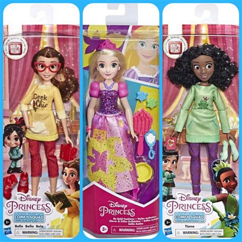 Jual Princess Rapunzel Tiana Belle Disney Comfy Squad Barbie Hasbro
