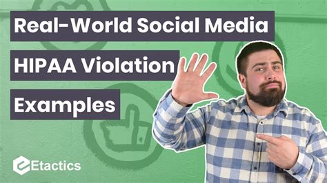 Six Real World Examples Of Social Media HIPAA Violations YouTube
