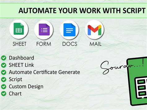 Automate Google Sheets Form Docs Gmail Apps Script Upwork