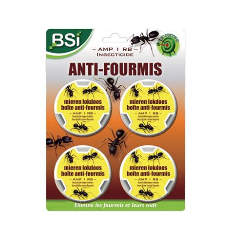 Lot De 4 Boites Anti Fourmis