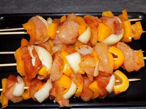 Brochettes de poulet marinées La cuisine de Fanie