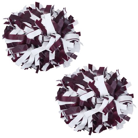 CUSTOM POM Glitter And Glam Pom Pom Digital Clip Art Maroon And