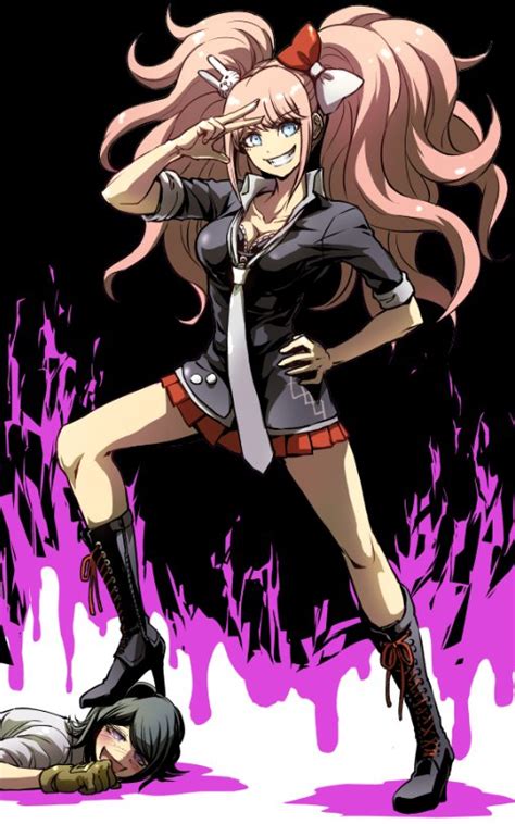 Enoshima Junko And Ikusaba Mukuro Danganronpa And More Drawn By