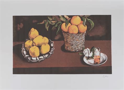 Renato Guttuso Bagheria 1911 Roma 1987 Limoni E Arance Finarte