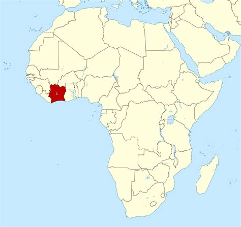 List Wallpaper Map Of The Ivory Coast Stunning