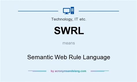 swrl semantic web rule language in technology it etc by