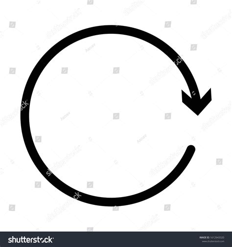 Circular Circle Arrow Right Radial Arrow Stock Vector Royalty Free
