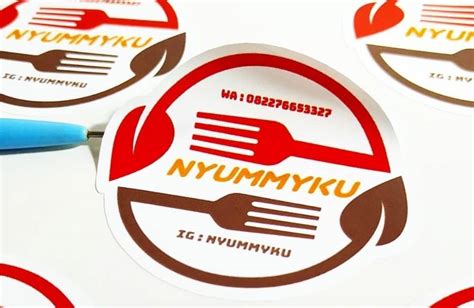 5 Contoh Stiker Kemasan Makanan Dan Tips Pembuatannya